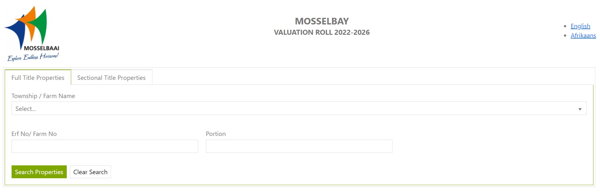 Mossel Bay Municipality | Munisipaliteit Mosselbaai